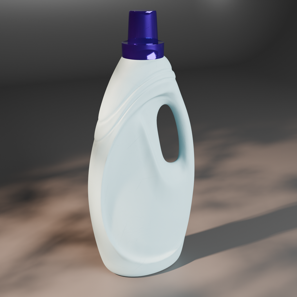 BlenderKit | Download the FREE Liquid detergent bottle model