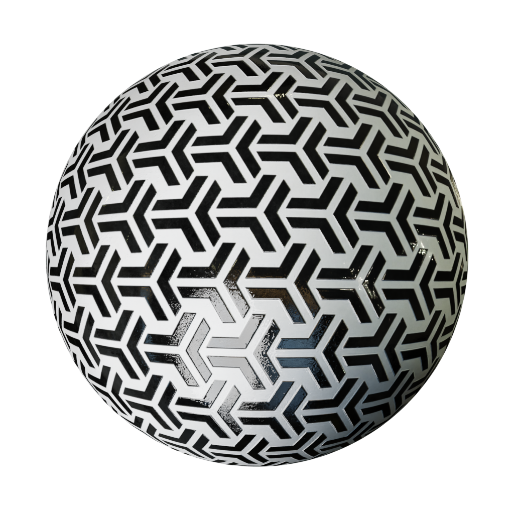 Checker ceramic geometeric | FREE tiles materials | BlenderKit