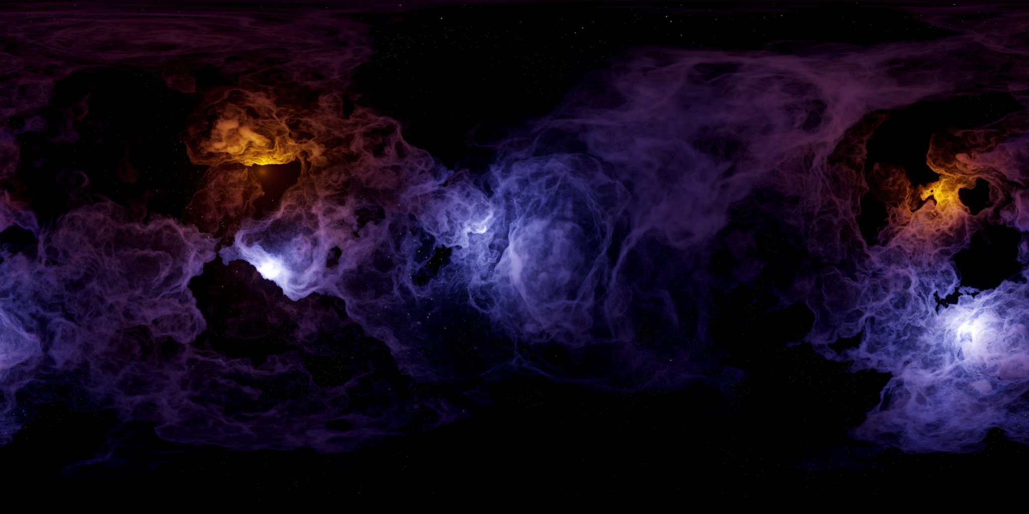 Void Emberfield Nebula 1, 8k | Outdoor HDRis | BlenderKit