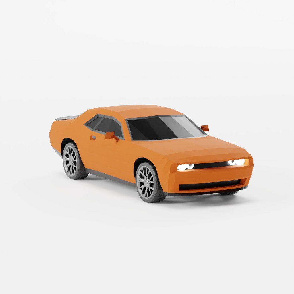 Low Poly Car | Luxury Cars models | BlenderKit