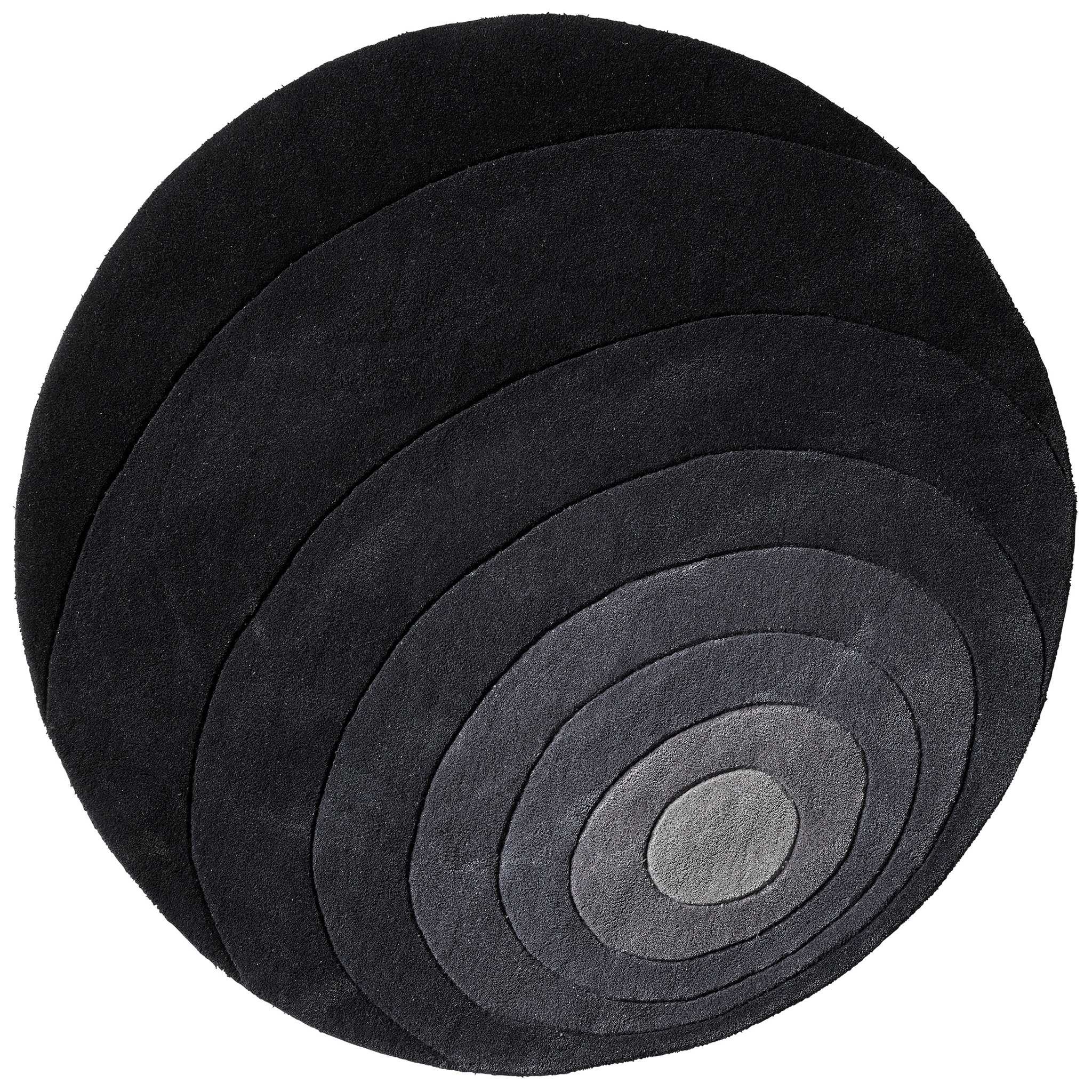 Luna Gray Round Carpet | Interior Design models | BlenderKit
