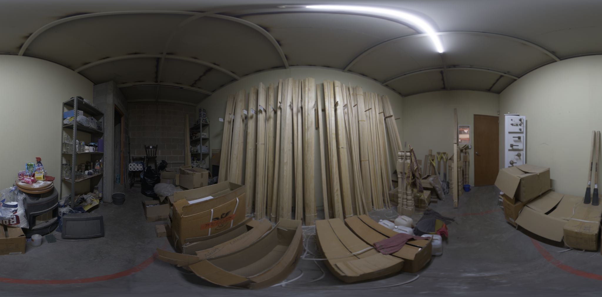 Wood warehouse | FREE Industrial HDRis | BlenderKit