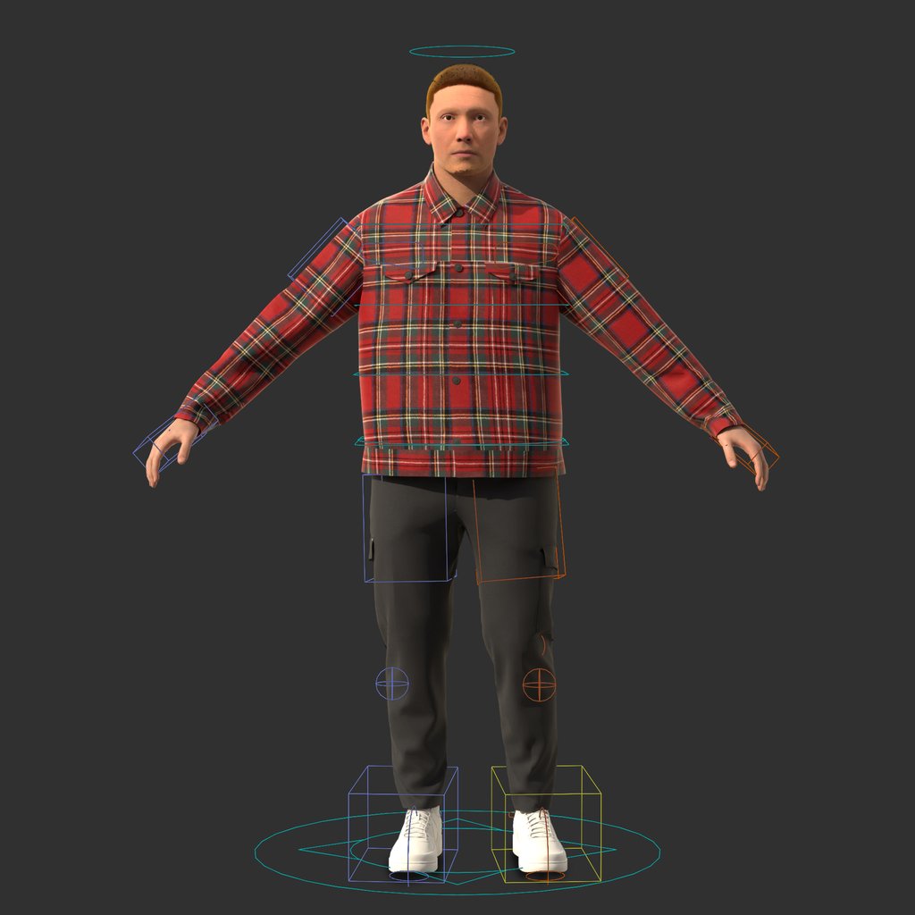 BlenderKit | Download the Men model