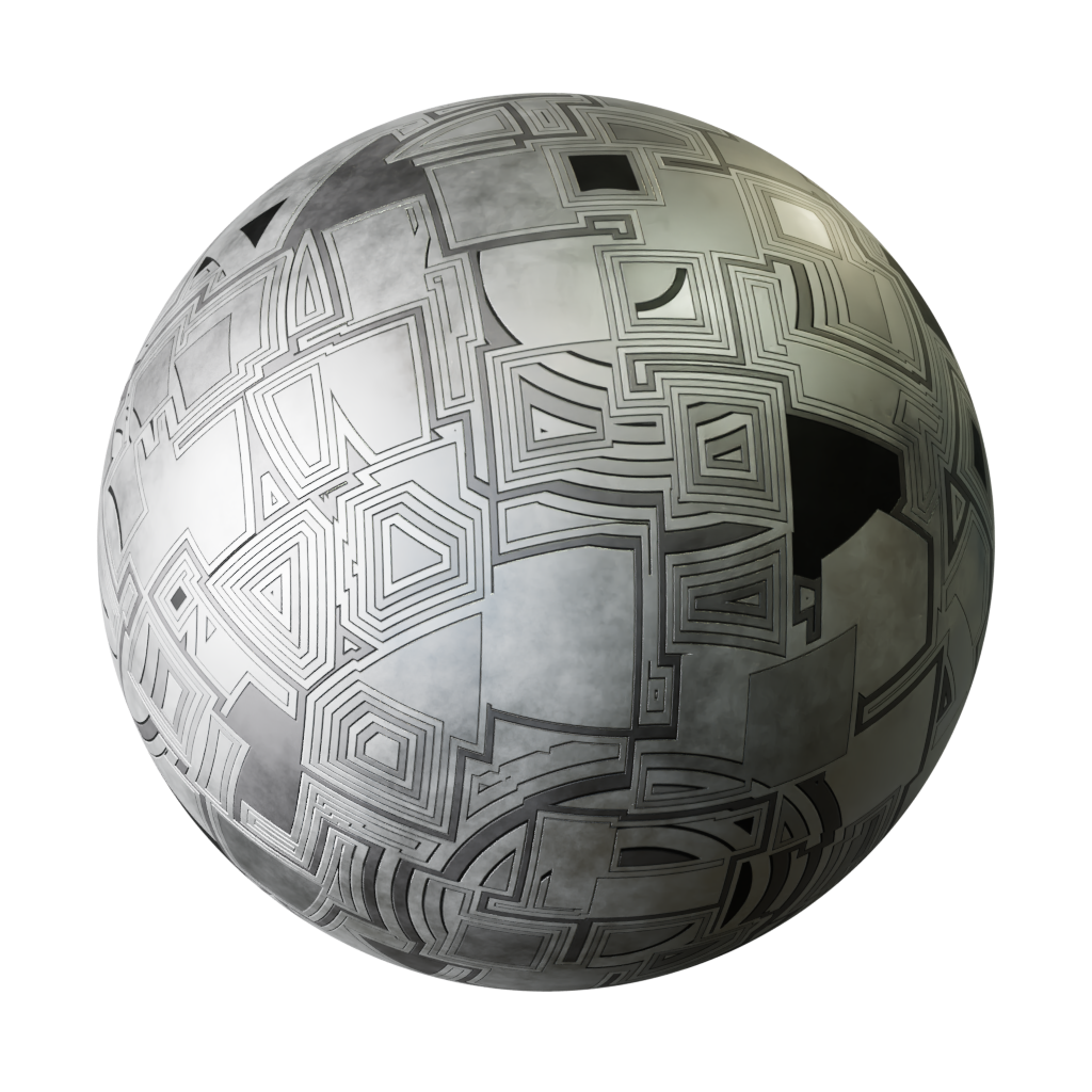 Metal with lines | FREE metal materials | BlenderKit