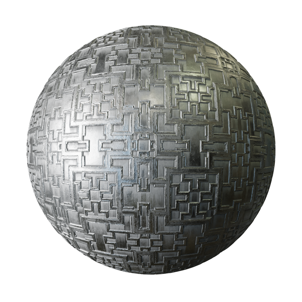 Silver ornament | FREE ornaments materials | BlenderKit