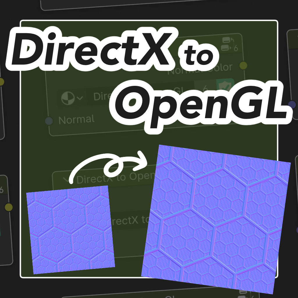 DirectX to OpenGL | FREE Shading Nodes Node Groups | BlenderKit