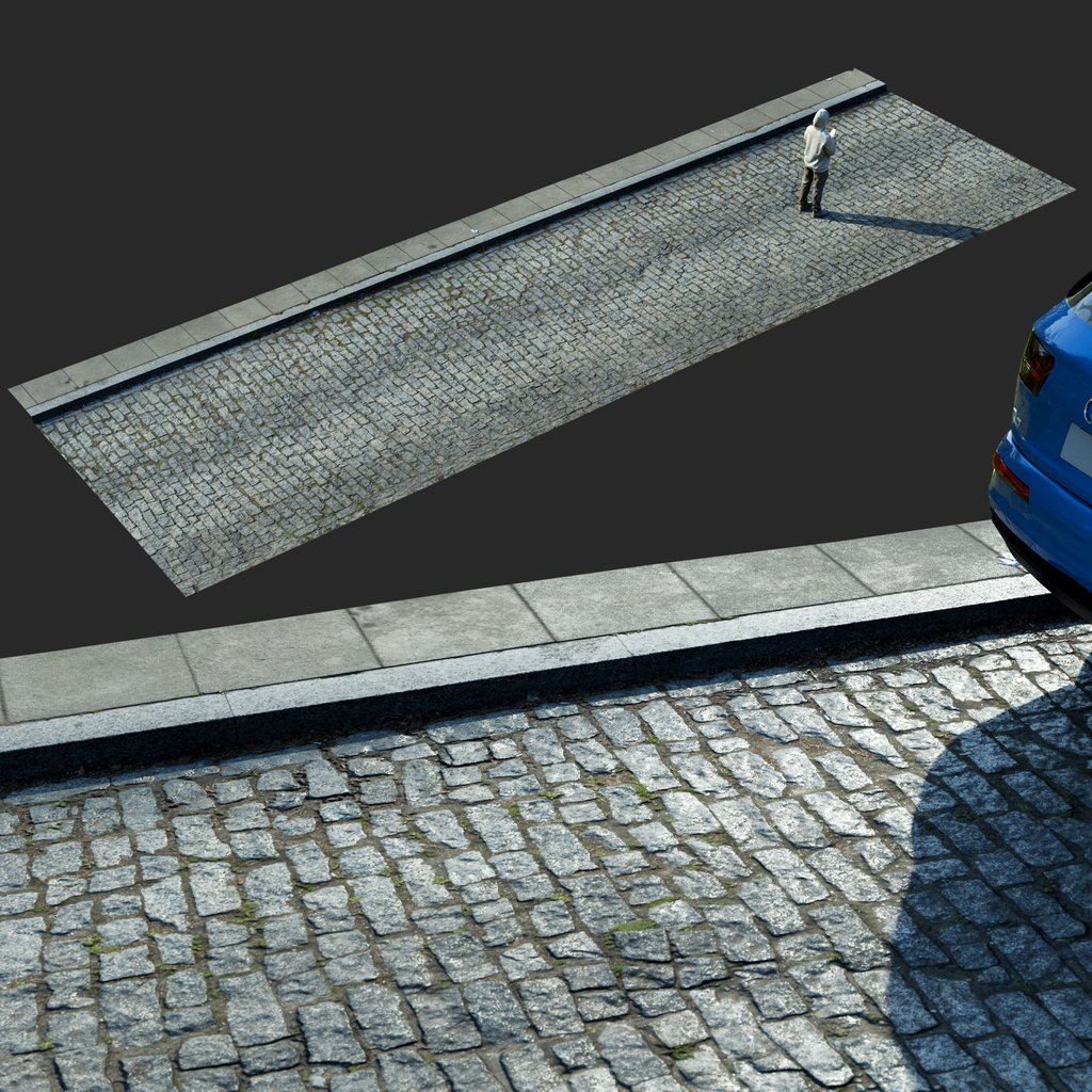 Paved Stone Road | Architecture models | BlenderKit