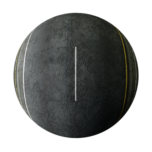 Wet Asphalt PBR Texture | FREE asphalt materials | BlenderKit