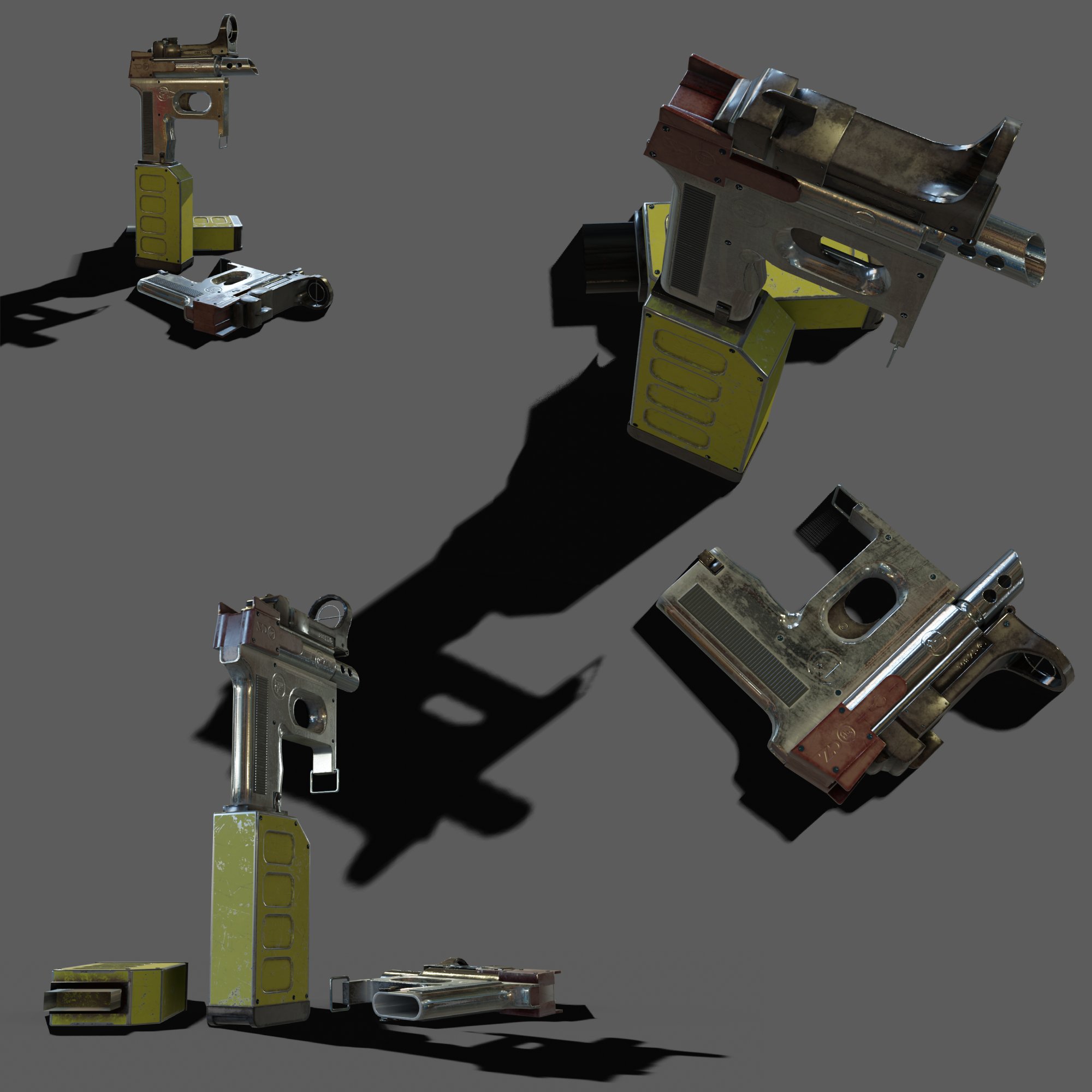 CZ801Gun scifi | Sci-Fi Weapons models | BlenderKit