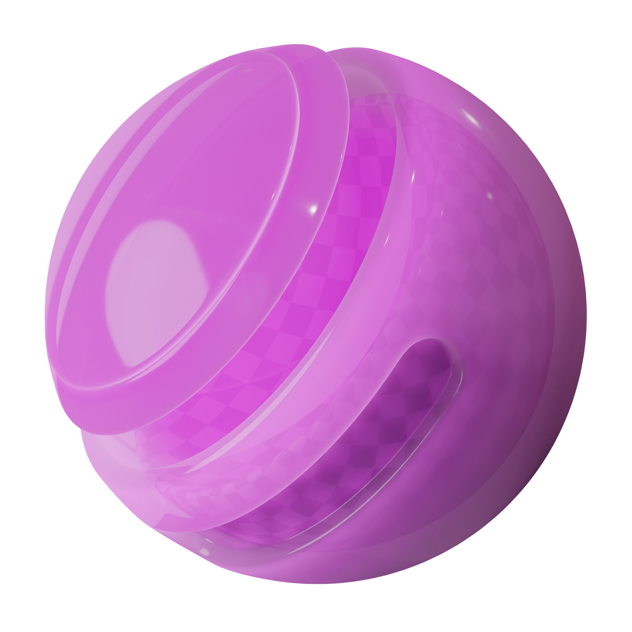 Translucent procedural pink plastic | FREE plastic materials | BlenderKit