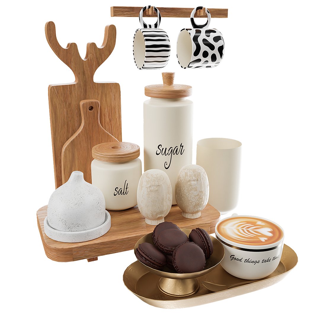 Kitchen set-2 | Kitchen Sets models | BlenderKit