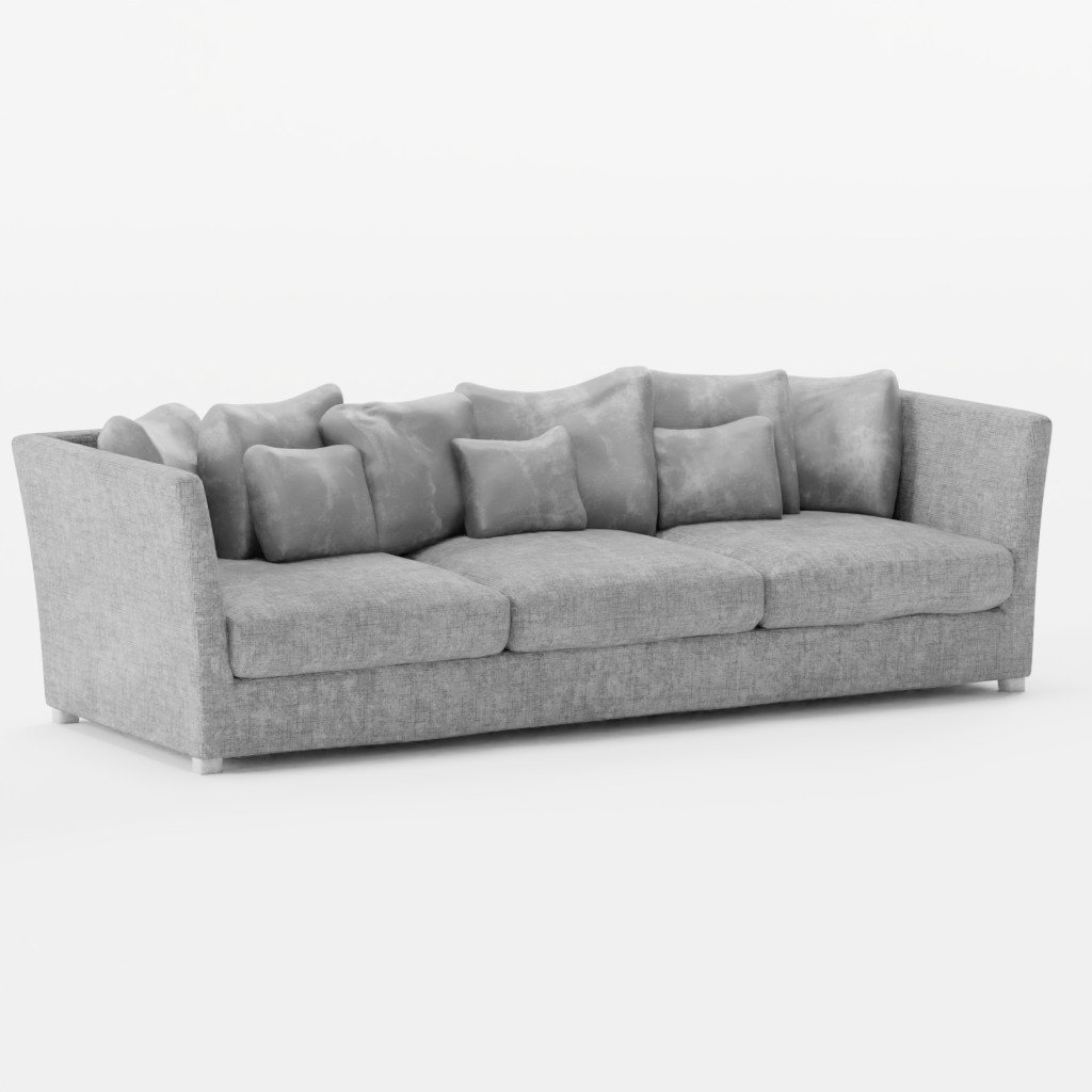 Simple Couch | Sofas models | BlenderKit