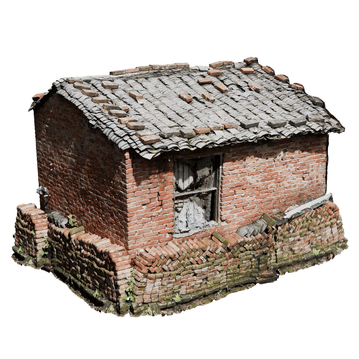Scan Door Brick Wall Building 7 | FREE Historic Buildings models ...