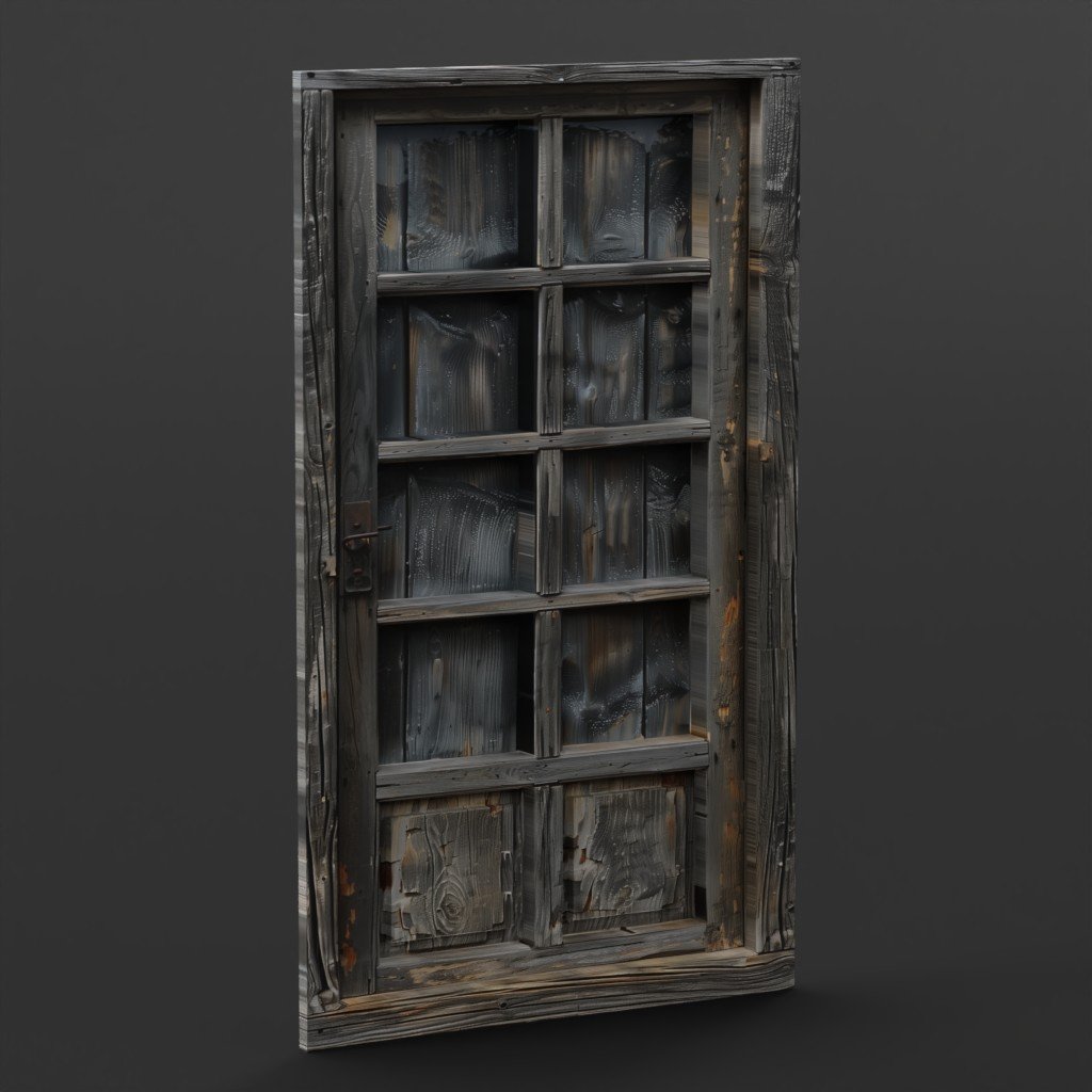 Old window - T - 41 | Windows models | BlenderKit