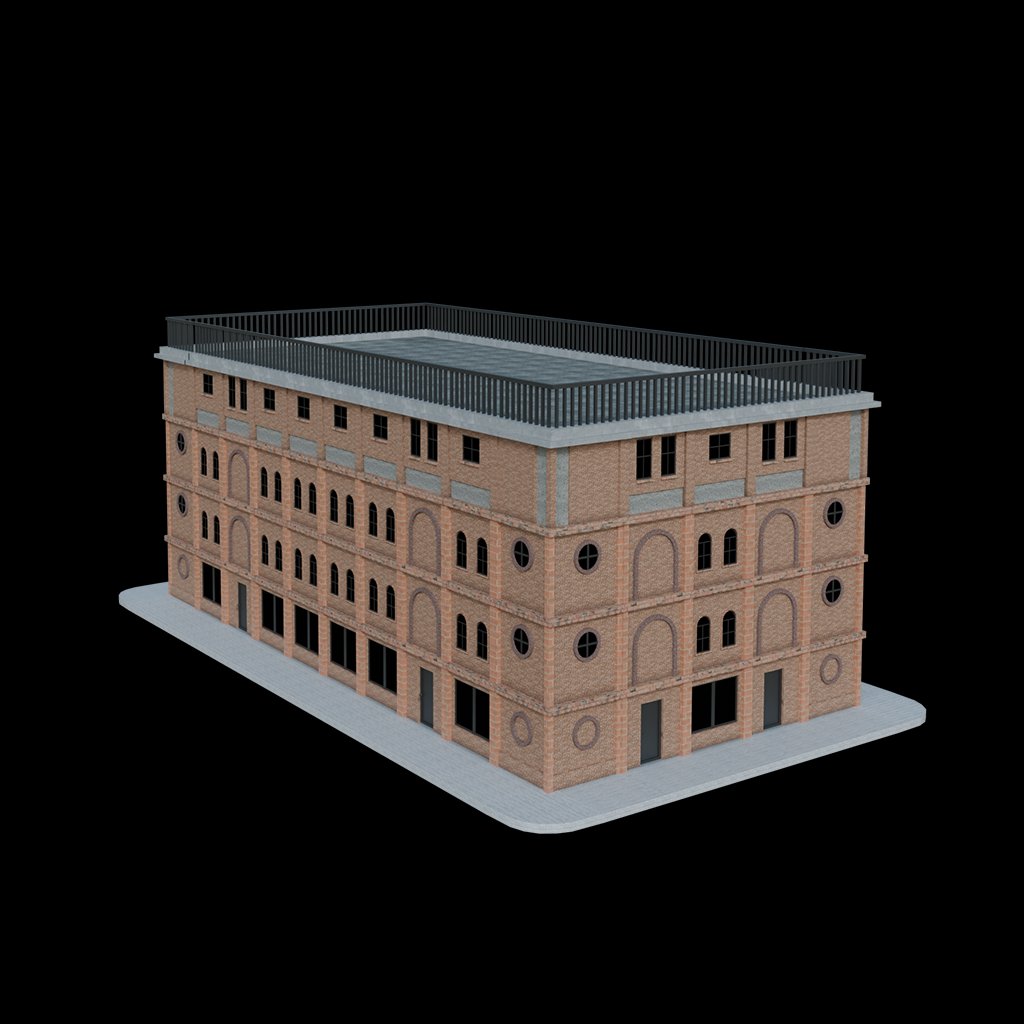 General Building 02 - Geometry Nodes | FREE Buildings models | BlenderKit