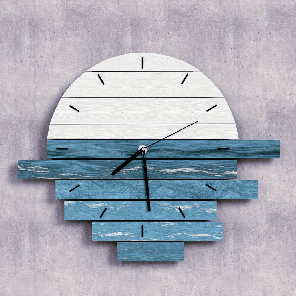 Creative wall clock | Clocks models | BlenderKit