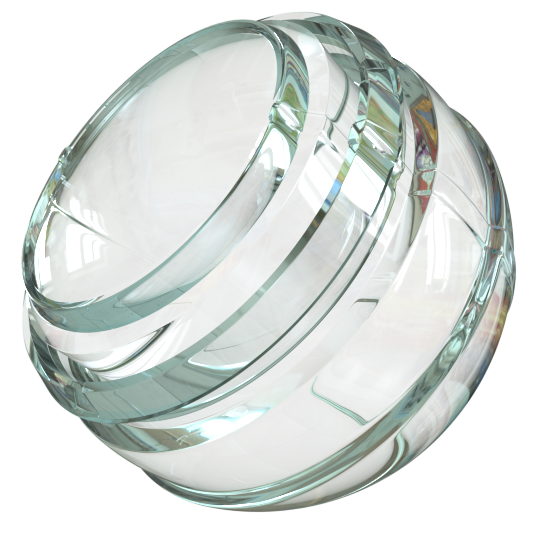 Clean Beckmann Glass | FREE 3D glass materials | BlenderKit