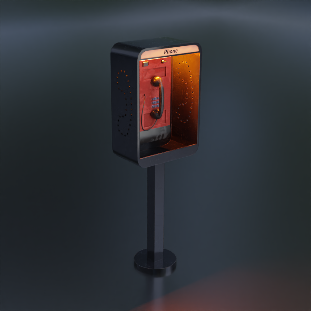 Old Telephone post | Architecture models | BlenderKit