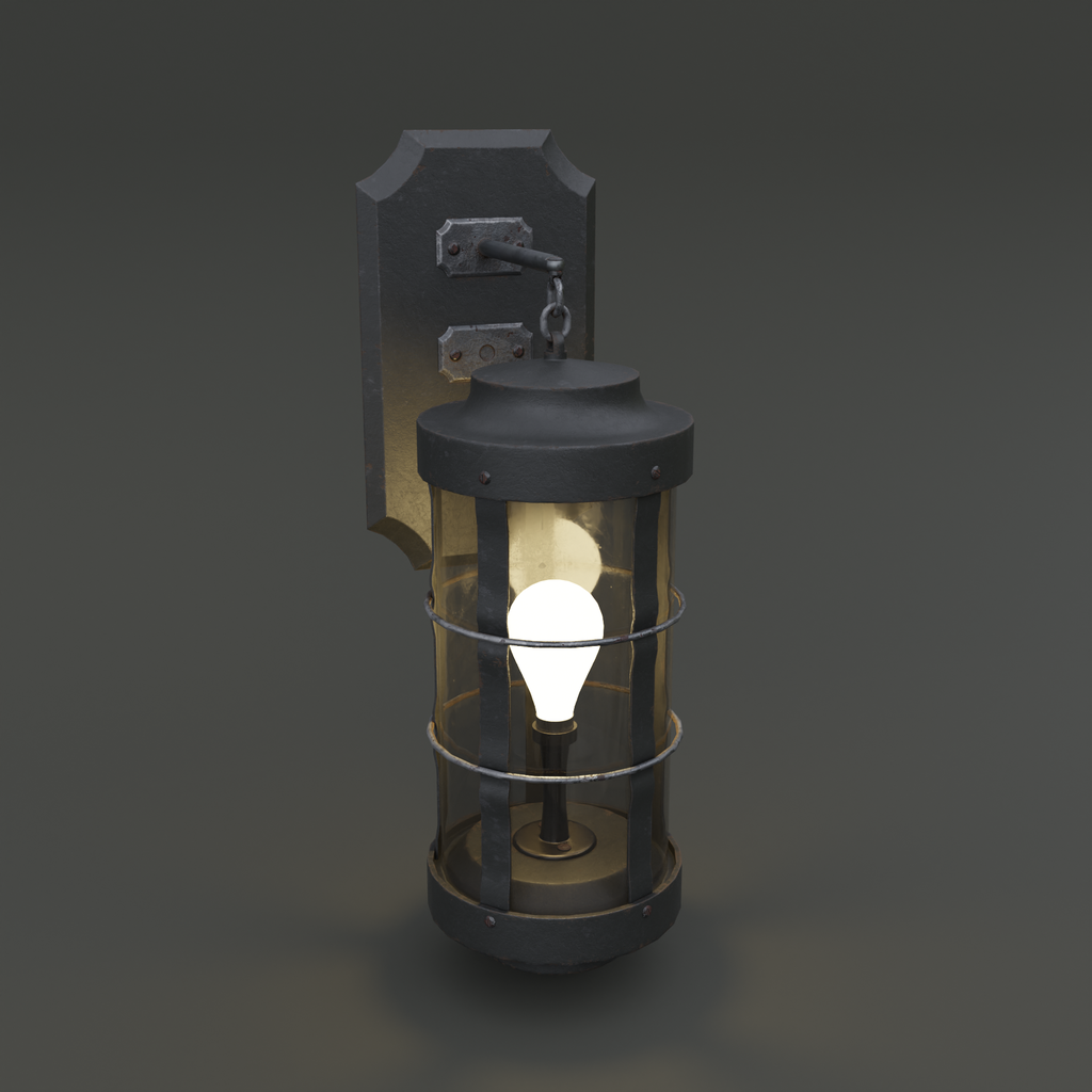 Lamp | FREE Facades models | BlenderKit