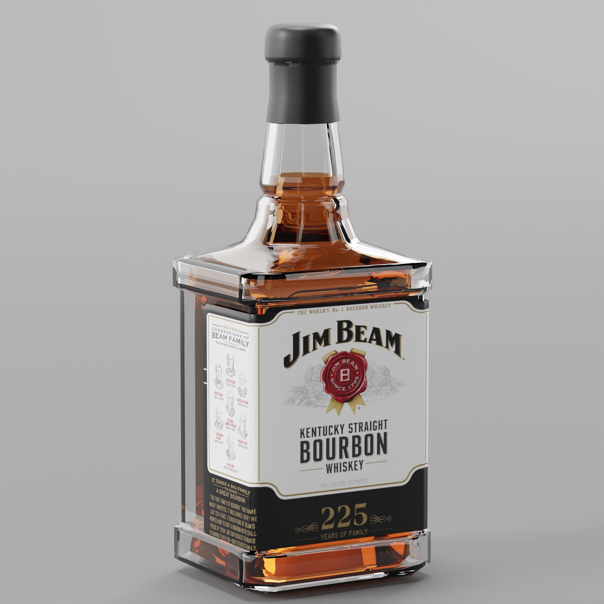 Jim Beam | Beverages models | BlenderKit