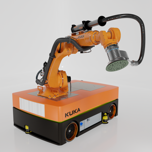 Robot KUKA KMR Quantec 210 Sander | FREE Robotics models | BlenderKit