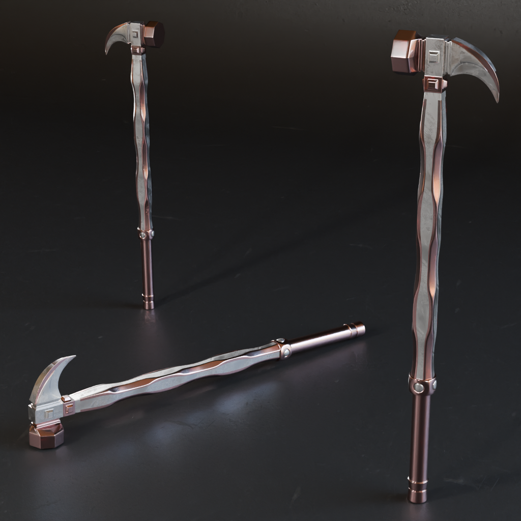 MK BaseMesh mace-34 | Historical Weapons models | BlenderKit
