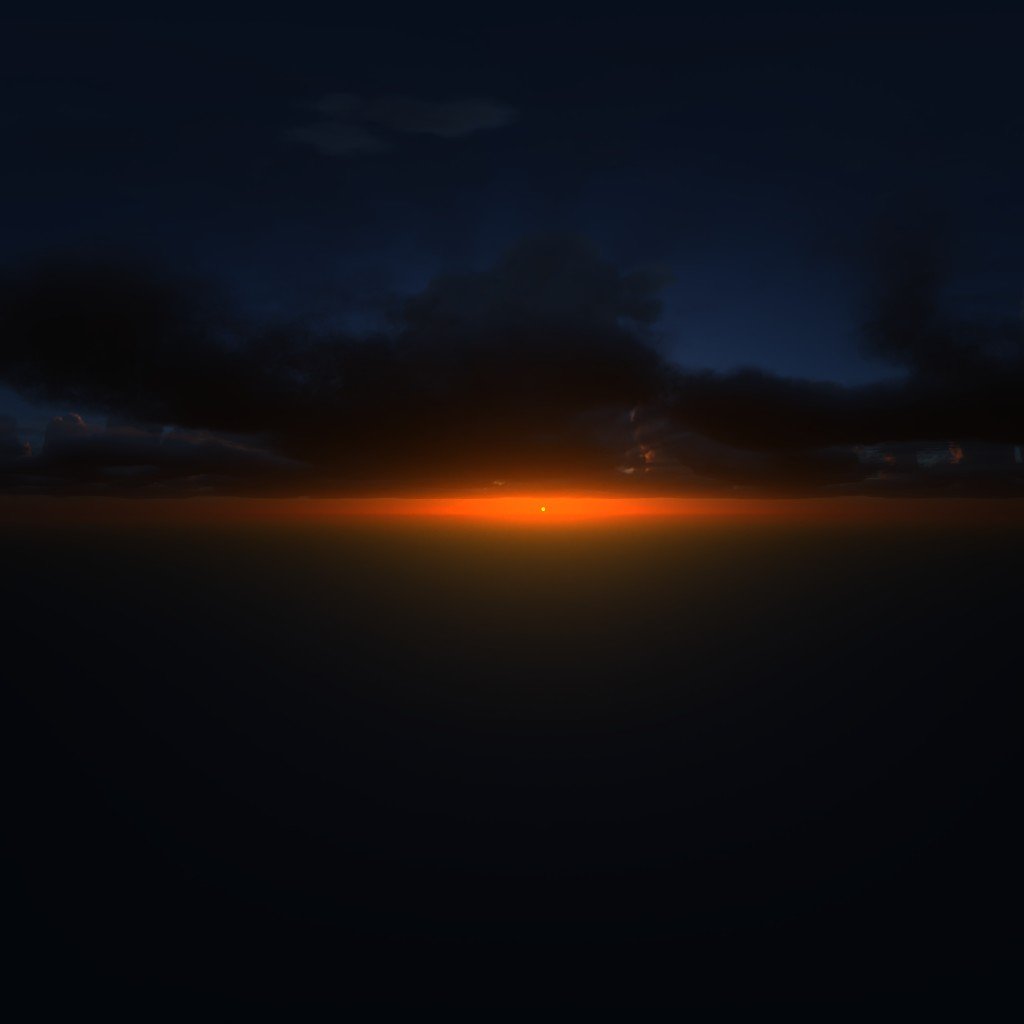 Ocean Horizon Sunrise HDRI | Water Environments HDRis | BlenderKit