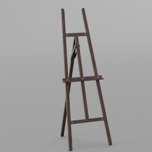 Brown Art stand | Hobby Accessories models | BlenderKit