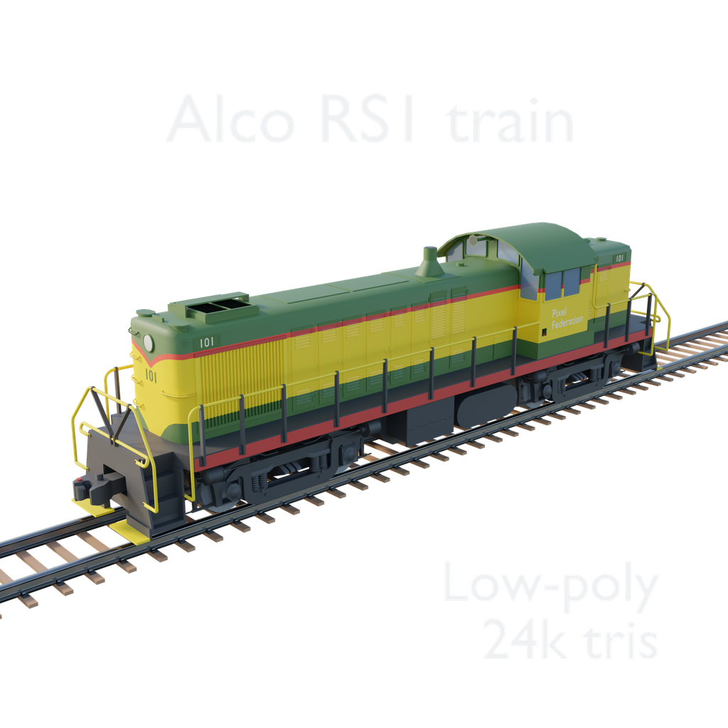 British Rail E2 Series 1 Black | Railed vehicles models | BlenderKit