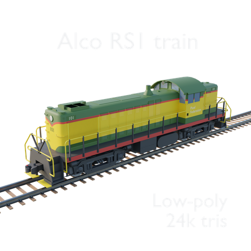 Train Tracks | FREE Cargos models | BlenderKit