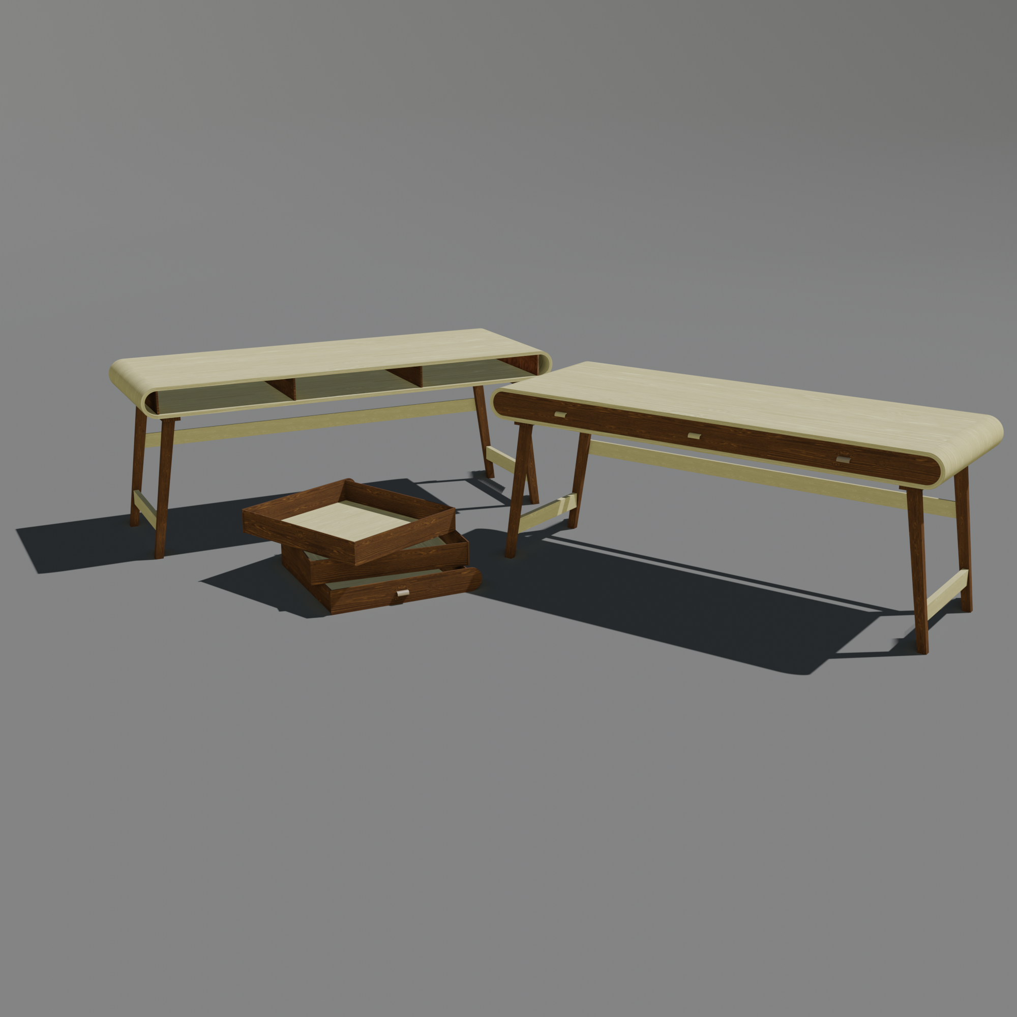 Office table2 | Tables models | BlenderKit