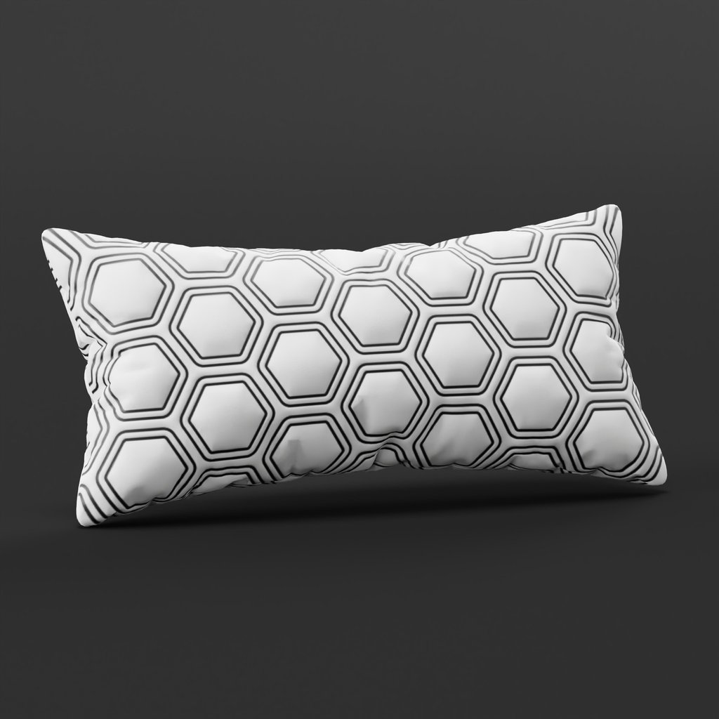 Pillow 01 | FREE 3D Pillow models | BlenderKit