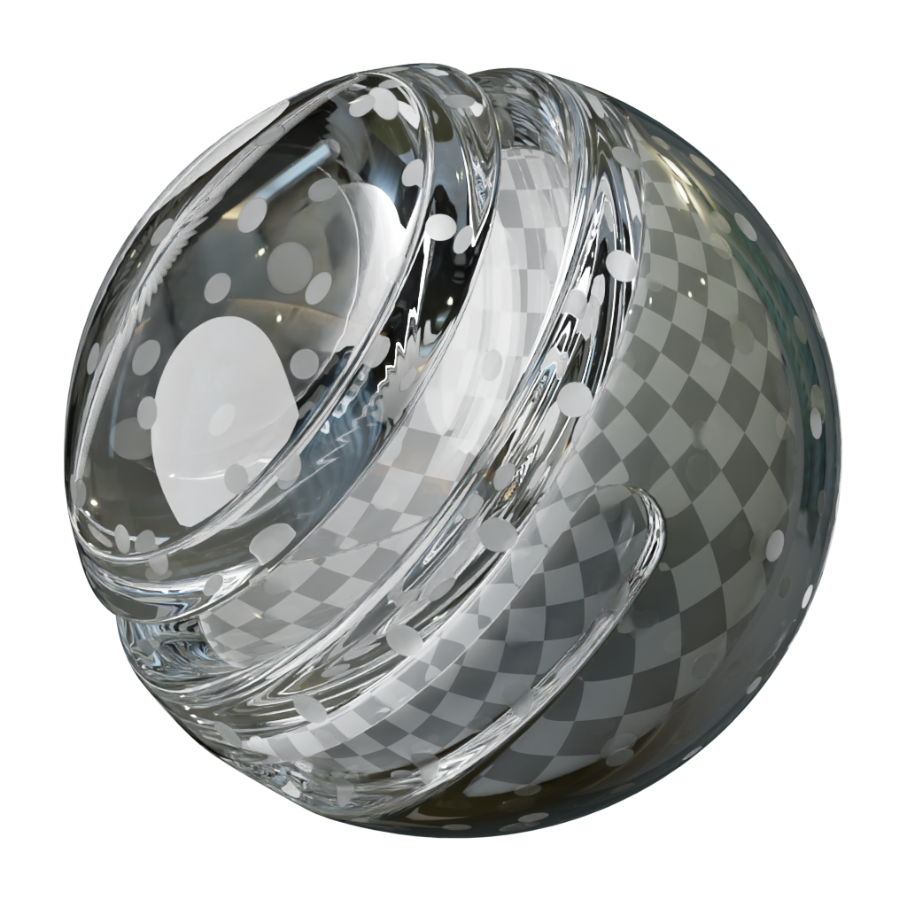 Office Glass - Frosted Dots | FREE glass materials | BlenderKit