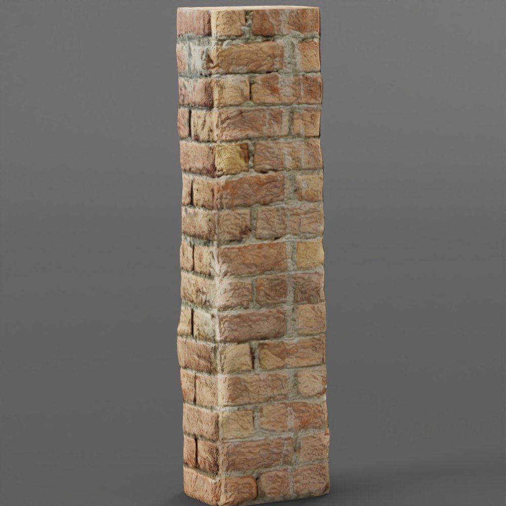 Pillar scanned | FREE Buildings models | BlenderKit