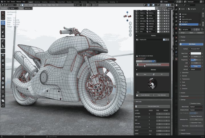 Face Layers v1.5 Add-on | BlenderKit