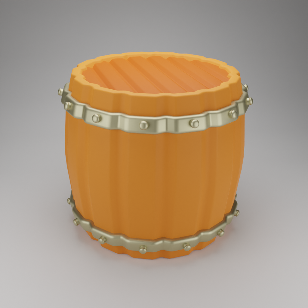 Wooden barrel | FREE Containers models | BlenderKit
