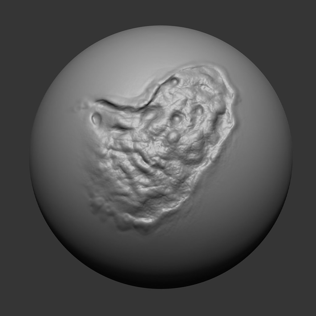 NS Zombie rotten flesh | misc brushes | BlenderKit