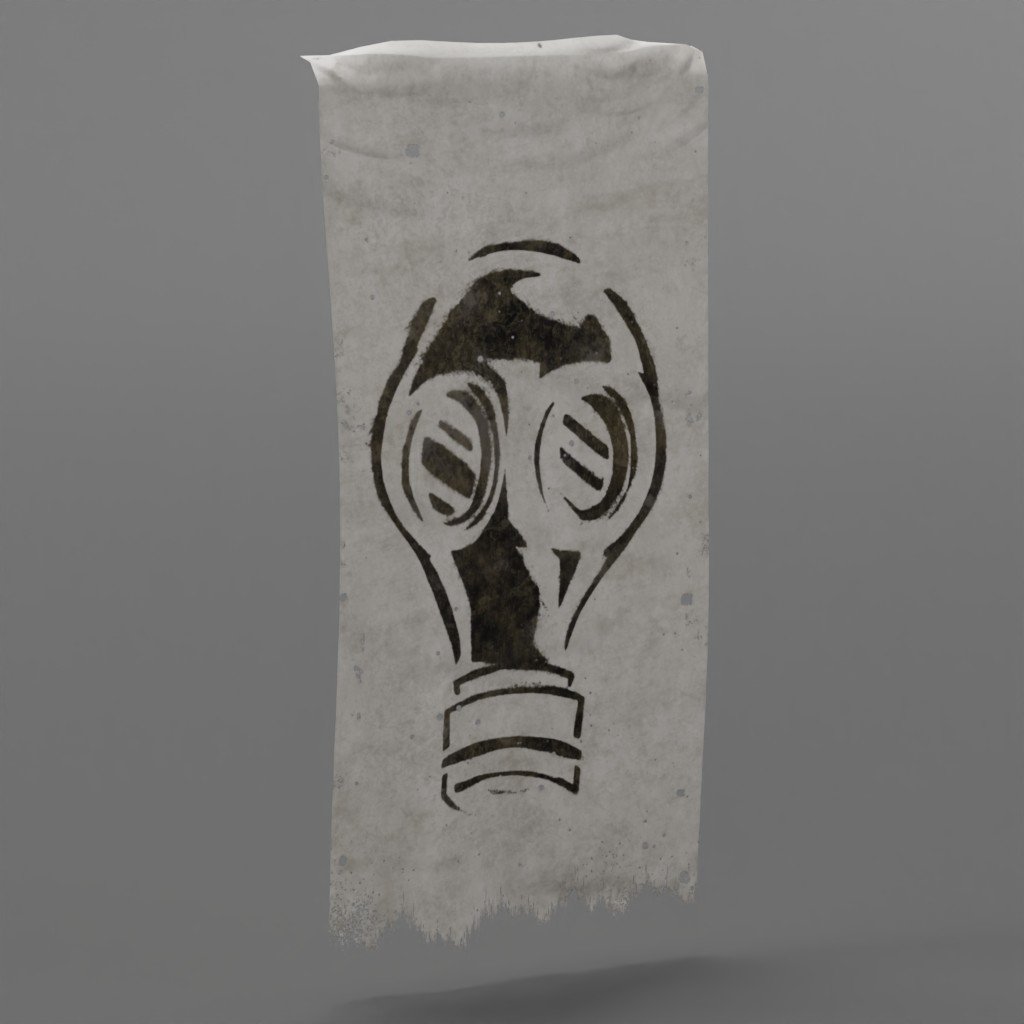 Window banner 1x2 | Facades models | BlenderKit