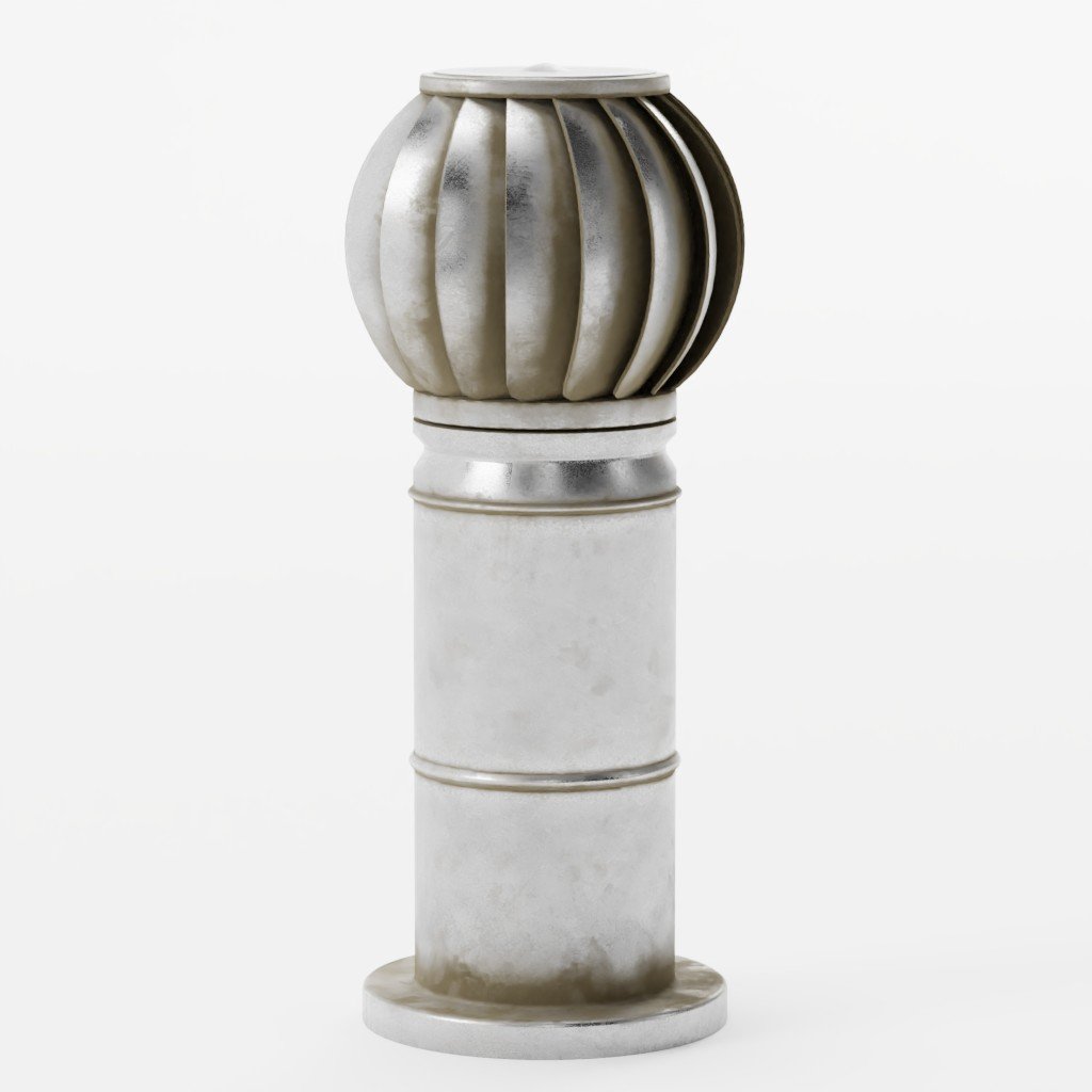 Rooftop vent 02 | Industrial models | BlenderKit
