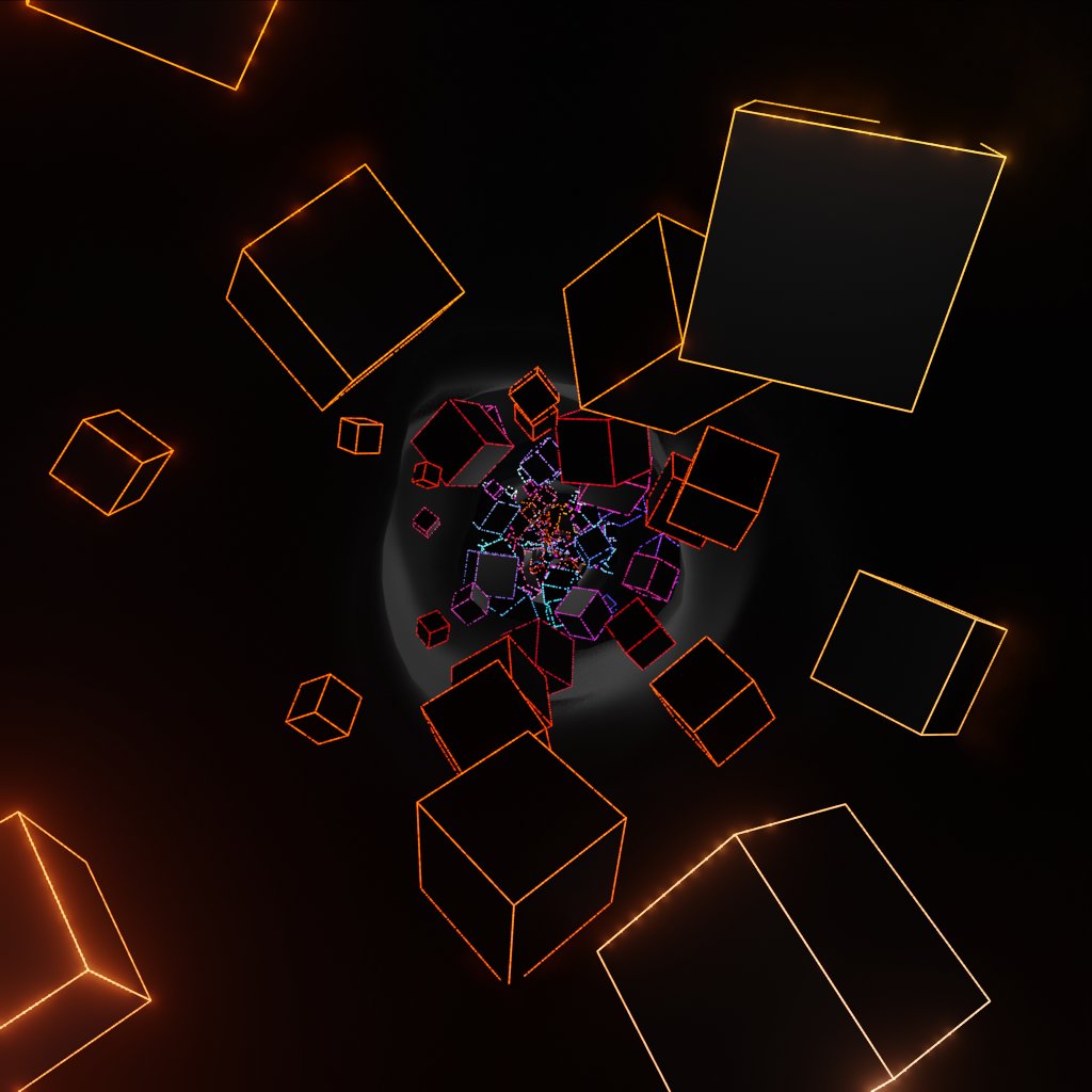 80's Style Animation Loop | FREE Abstract scenes | BlenderKit