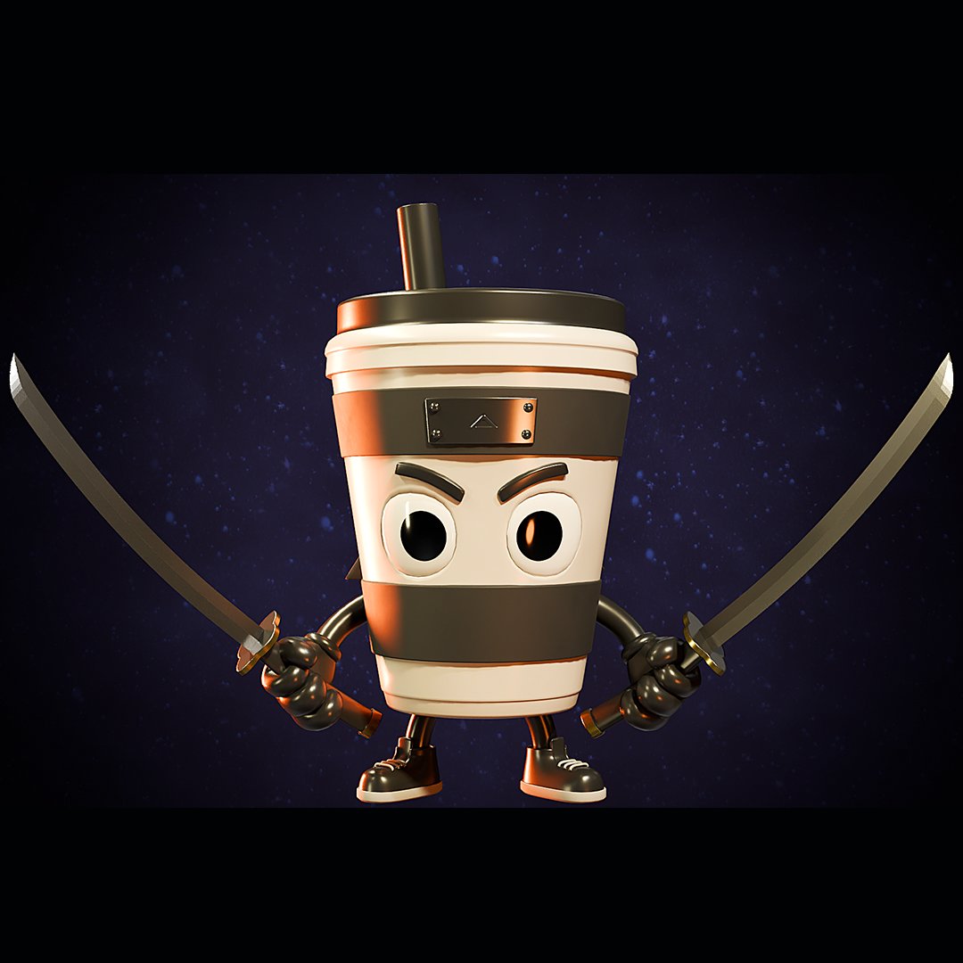 Cappuccino Assassino - Brainrot Meme | Characters models | BlenderKit