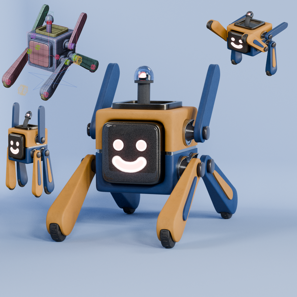Speedo Robot | FREE Robots Characters models | BlenderKit