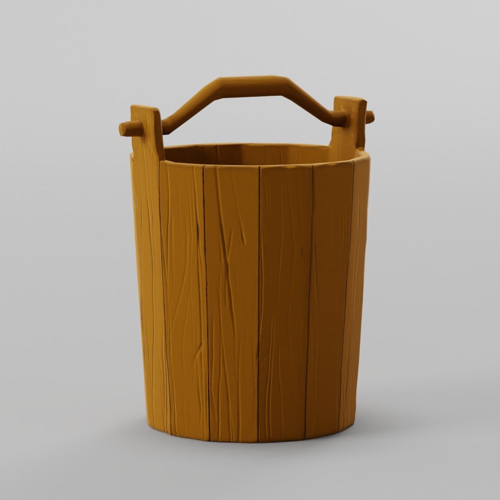 Wooden vat | Interior Design models | BlenderKit