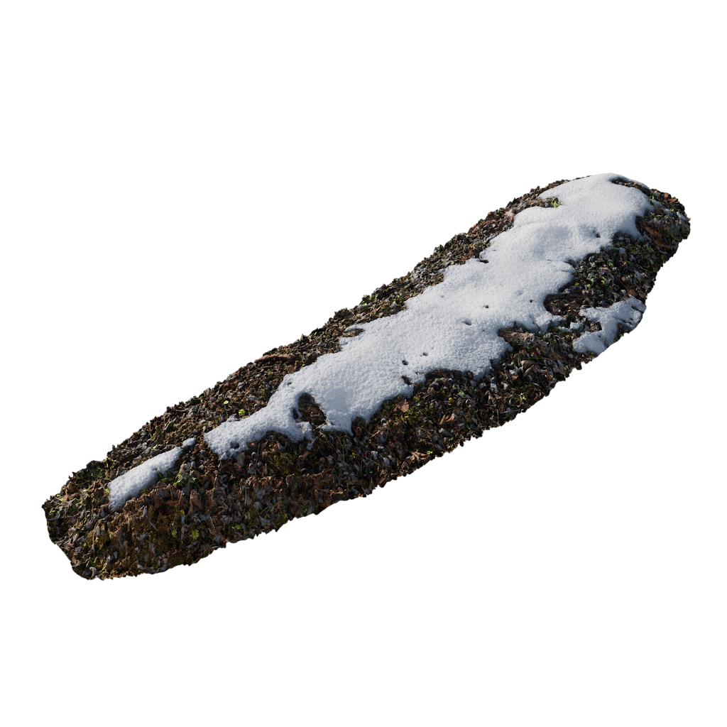 PX Snow Ground 01 | FREE Environment Elements models | BlenderKit