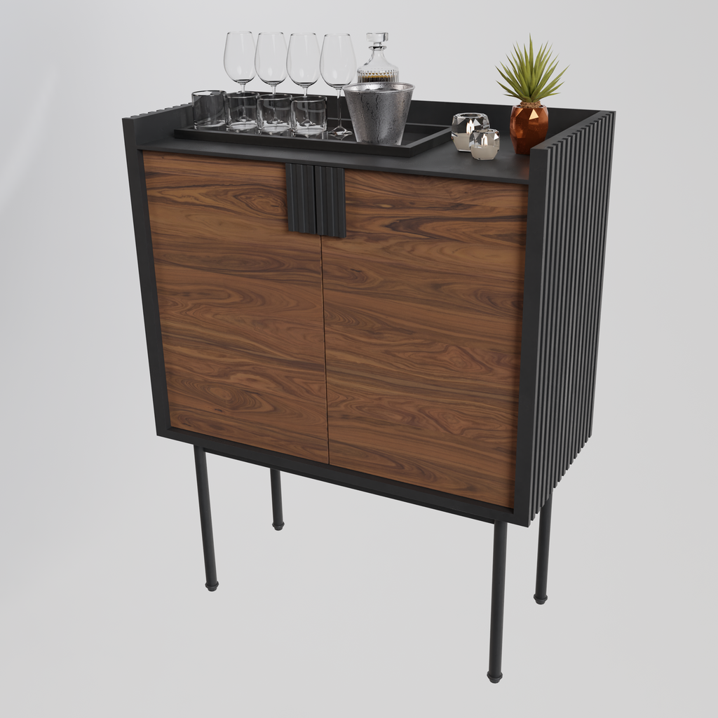 Brae Bar Cabinet | Restaurant / Bar models | BlenderKit