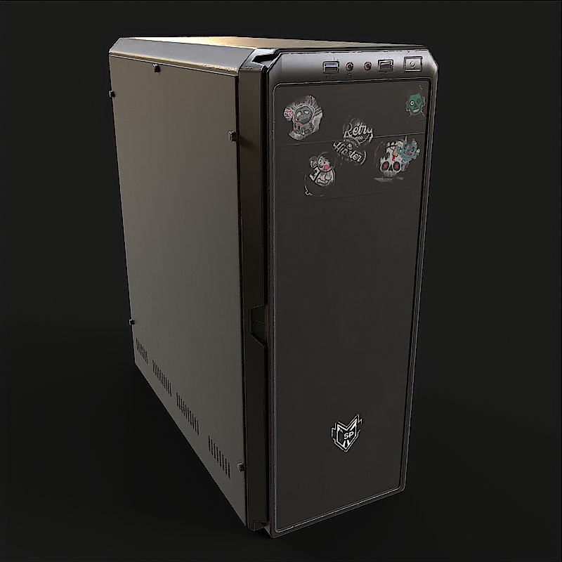 Computer Case | Computer Components & Hardware models | BlenderKit