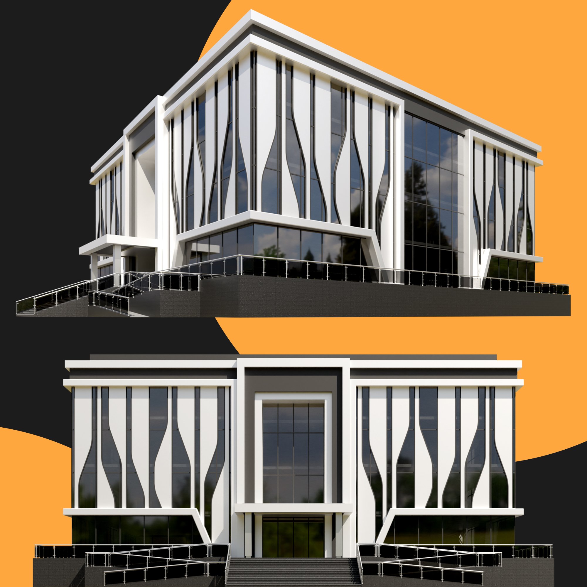 Modern Terminal | Commercial Buildings models | BlenderKit