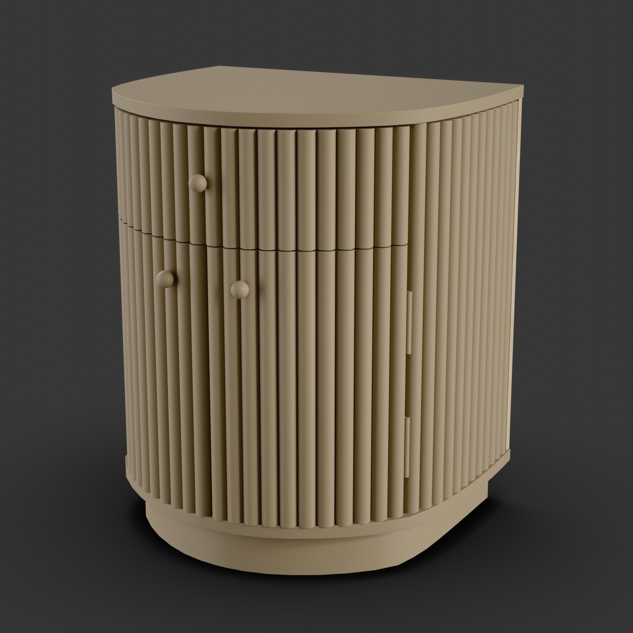 Round Bed Side Table | Tables models | BlenderKit