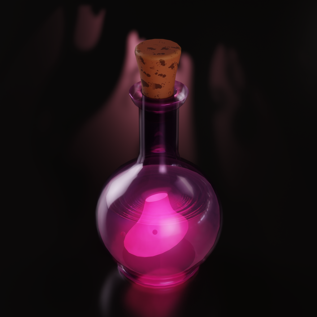 Potion flask | Lab Equipment models | BlenderKit