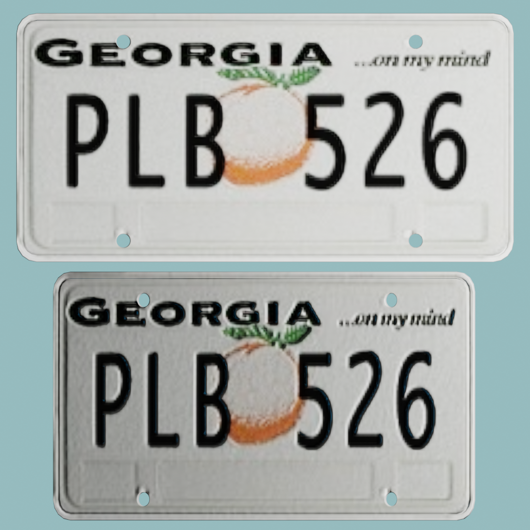 Georgia Licence plate PL | FREE Vehicle Parts models | BlenderKit